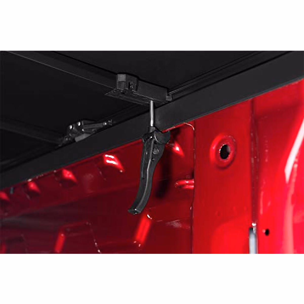 Tonno Pro Tonno Fold, Soft Folding Truck Bed Tonneau Cover | 42-400 | Fits 2017 - 2023 Nissan Titan (includes track sys. clamp kit) 5' 7" Bed (67.1")