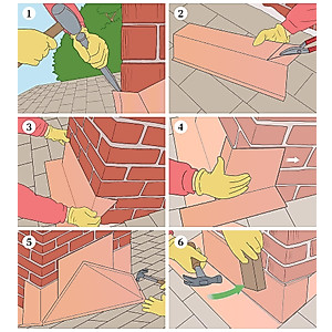 BELLA BAYS Copper Flashing 26 Gauge(0.016"/0.41mm) Thickness, 12in x 10ft, ASTM B152 99.95+% Pure Copper Sheet Roll, General Use or Roofing Flashing Roll - DIY Project or Contractor