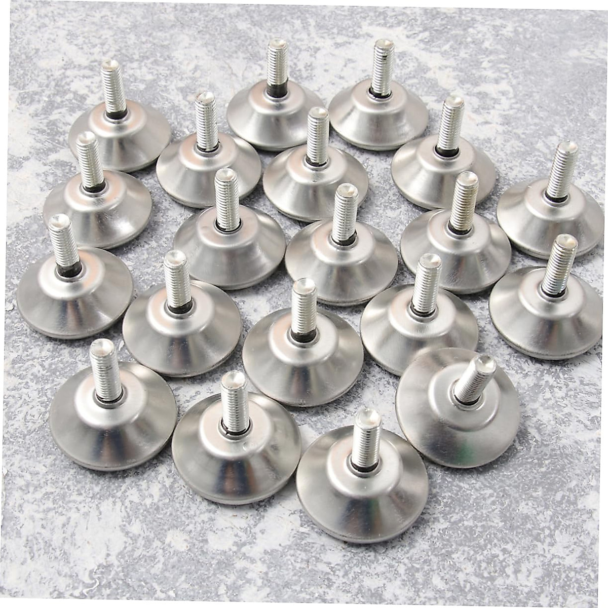 Healeved Universal Adjustable Furniture Foot Pads 20pcs Set 40mm Leveling Feet M8 Thread Design for Office Home