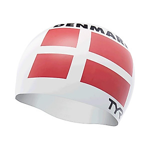 TYR Denmark Silicone Adult Fit, White