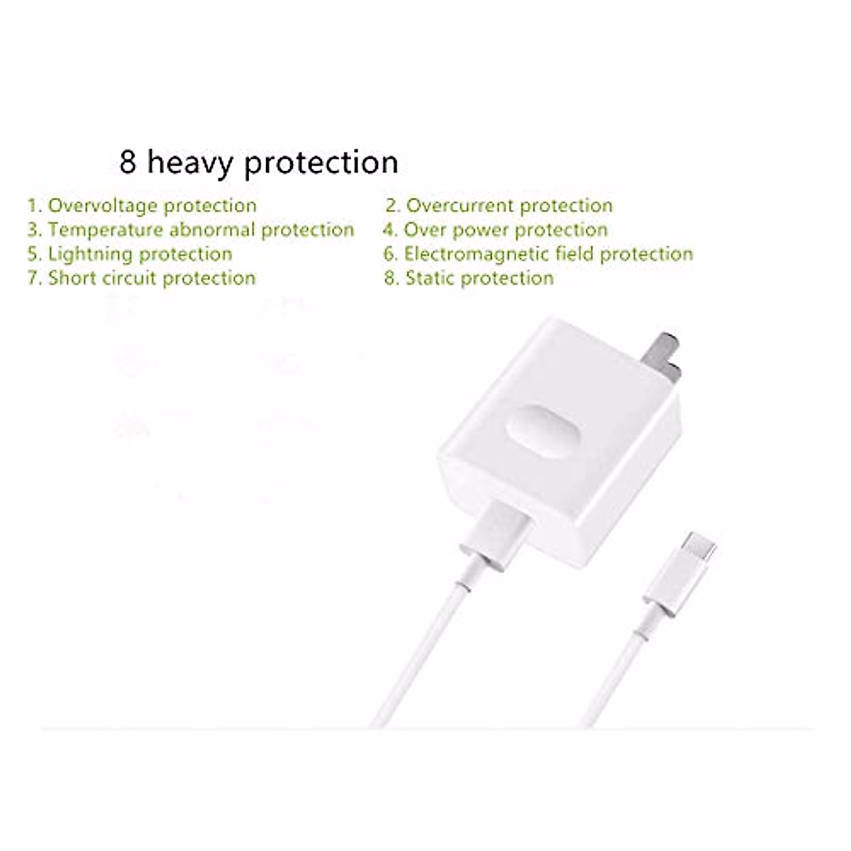 Applicable to Huawei mobile phone Super Charge + Type-C Data Cable 5A high Current Charging Cable Support Huawei Ultra Fast Charging P10 / P10Plus/P20 / Mate20 / P30/HONORV10/ V20 etc.
