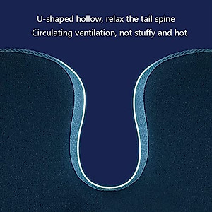 BUZZNN Memory Foam Seat Cushion for Office Chairs - Ergonomic Chair Cushion for Car Seat - Comfort Computer Chair Cushion - Sciatica Pillow for Sitting