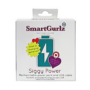 Smartgurlz Jun Doll and Siggy Robot Scooter with Rechargeable USB Battery Unit Coding Toy for Girls, Kids Educational Programmable STEM Learning Programming Robots Doll Toys
