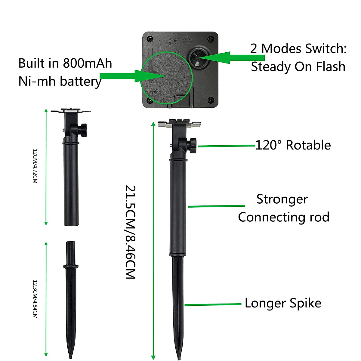 Solar string lights, 14.7Ft 2 Modes Copper Wire Outdoor String Lights 30 LEDs, Solar Bee Fairy Lights for Garden Decor, Party, Wedding, Xmas, Decoration, Yard, Patios, Indoor, Bedroom, etc (1 Pack)