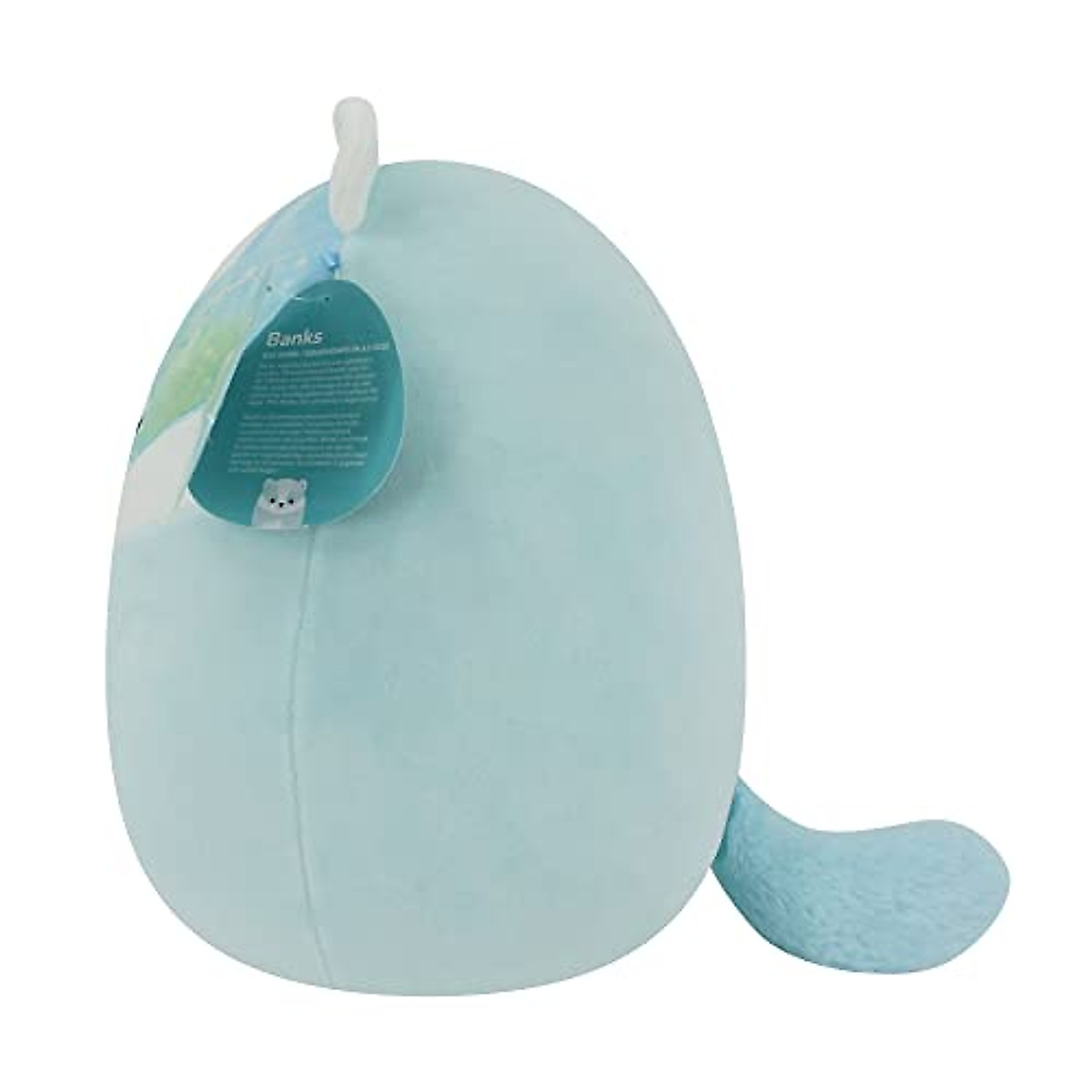 Squishmallows 12-Inch Banks Blue Badger - Medium-Sized Ultrasoft Official Kelly Toy Plush