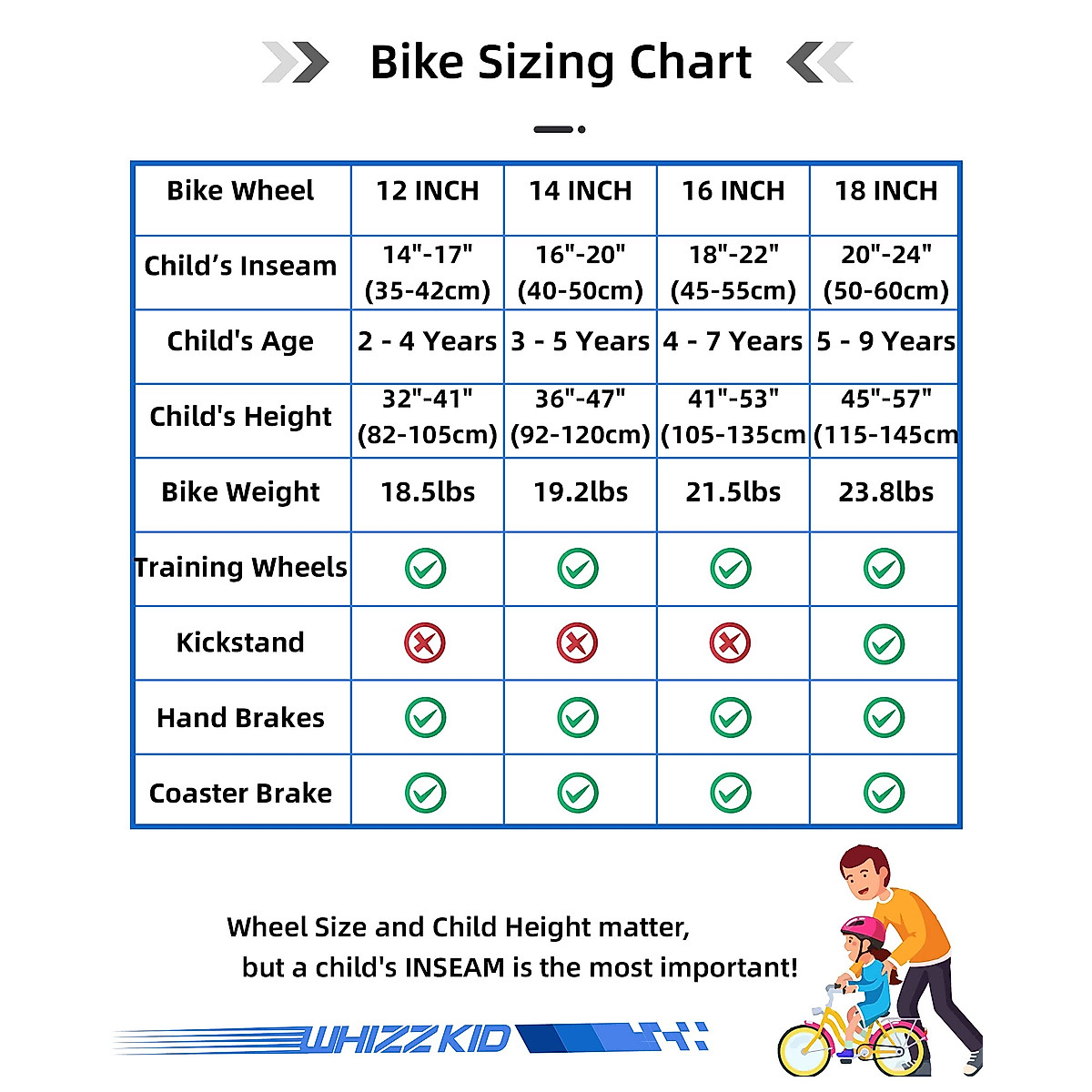 JOYSTAR Boys Bike 18 Inch Kids Bike with Training Wheels for Ages 6 7 8 9 Years Old Boys and Girls, Children Bicycle with Handbrake for Early Rider, Blue