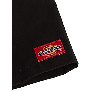 Dickies Men's Signature V-Neck Scrubs Shirt, Black, Large