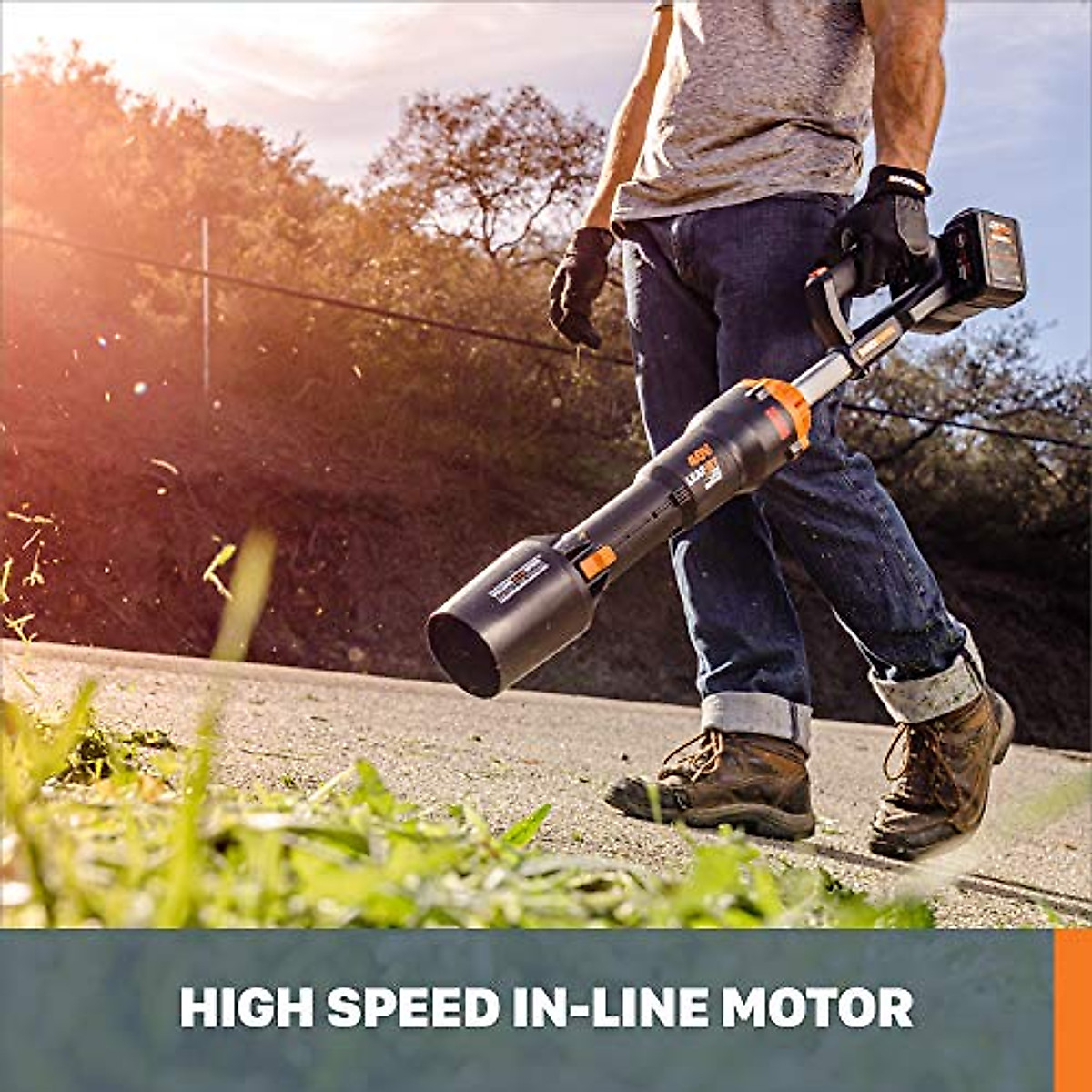 Worx Nitro 40V PRO LEAFJET Cordless Leaf Blower Power Share with Brushless Motor - WG585 (Batteries & Charger Included)