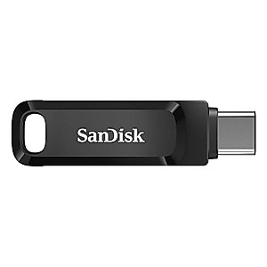 SanDisk 64GB Ultra Dual Drive Go (SDDDC3-064G-G46) 2-in-1 USB Type-A & Type-C Flash Drive - 5 Pack Bundle with 2 Everything But Stromboli Lanyards