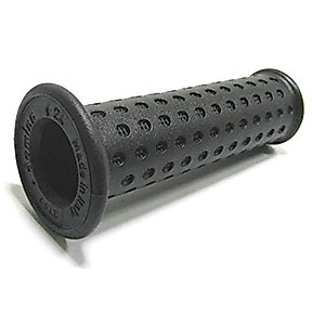 Piaggio Genuine OEM Right Hand Ø 24mm Handle Grip for Many Vespa, Aprilia, Piaggio, Derbi and Gilera Scooters Produced from 1994-2019, 50-150cc(Black). 274491