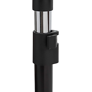 Organize It All Adjustable Mobile Clothing Rack With Top and Bottom Storage Shelf