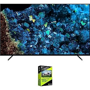 Sony XR77A80L BRAVIA XR 77 Inch A80L OLED 4K HDR Smart TV with Google TV Bundle with 4 YR CPS Enhanced Protection Pack (2023 Model)