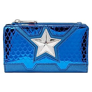 Loungefly Marvel Shine Captain America Wallet
