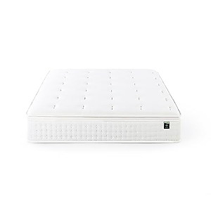 ZINUS 12 Inch Euro Top Pocket Spring Hybrid Mattress, Twin, Pressure Relief, Pocket Innersprings for Motion Isolation, Mattress in A Box