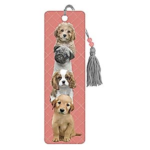 Keith Kimberlin Tiki Puppy - Coral Premier Bookmark