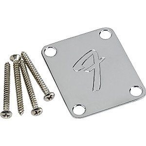 Fender Road Worn Vintage Style Electric Guitar Tuning Machine Heads & F Neckplate Chrome