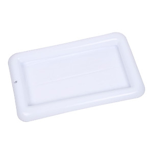 Outanaya 1pc Inflatable Ice Bar Galvanized Tub Inflatable Drink Container Ice Cooler Float Inflatable Salad Bar Ice Drink Floating Drink Holder Ice Cubes Outdoor Banquet White Pvc