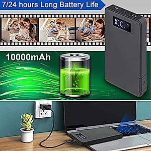 Spy Camera Wi-Fi Hidden Camera, 10000 mAh Large Capacity Portable Mini Spy Hidden Cam, 1080P Wireless Video Nanny Cameras with Phone App Motion Detection Night Vision Home Security