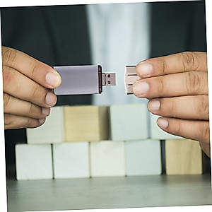 HOMOCONO 2pcs Card Reader USB Keychain Keychain Key Chains The Office Keychain Mini Reader Multi-use Reader Readers Key Shackle Keychain Reader Portable Reader Key Fob Plastic