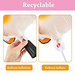 8 Pieces Walking Animal Cat Balloons Aluminum Foil Animal Balloons for Party Decoration for Cat Theme Party Supplies Baby Shower Wedding Birthday Decor, 2 Colors