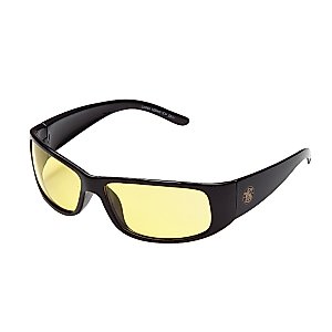 Smith & Wesson 3016314 Elite Safety Glasses Black Frame Amber Anti-Fog Lens