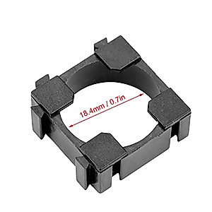 100Pcs Li-ion Battery Holder Stand Cylindrical Battery Pack Bracket Safety Anti Vibration Plastic Case Box