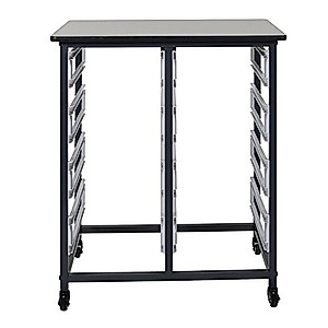 LUXOR MBS-SR-8S Mobile Bin System - Single Row