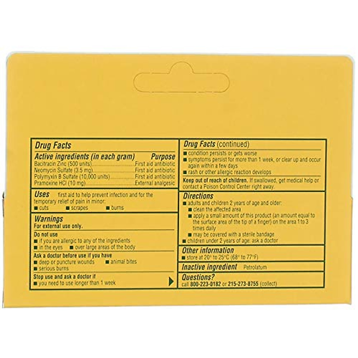 Neosporin + Maximum-Strength Pain Relief Dual Action Ointment, First Aid Topical Antibiotic & Analgesic Ointment for 24-Hour Infection Protection with Bacitracin Zinc & Pramoxine HCl, 1 oz (Pack of 2)