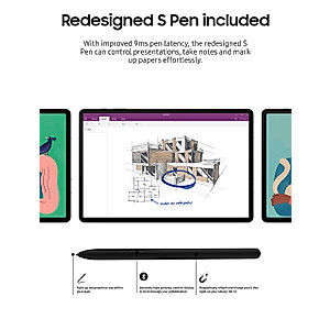 SAMSUNG Galaxy Tab S7 (5G Tablet) LTE/WiFi (Verizon), Mystic Black - 128 GB (2020 Model - US Version & Warranty) - SM-T878UZKAVZW