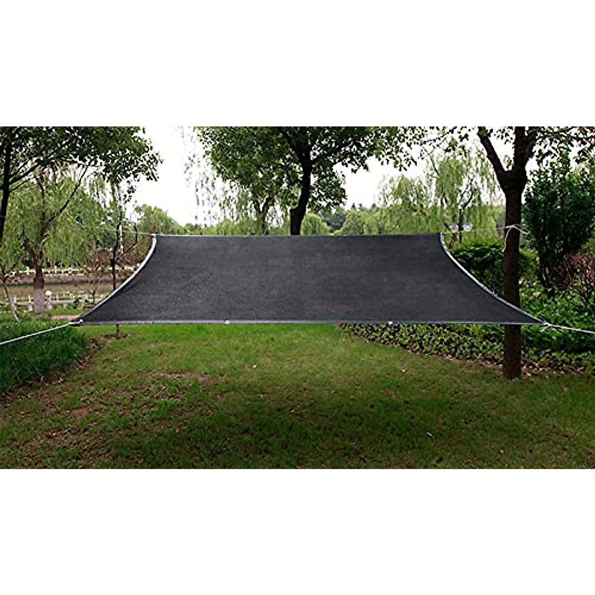 RGRE 16x20 ft 90% Sunblock Shade Cloth, Sun Mesh Shade Heavy Duty, Sun Shade Net with Grommets, Shade Net Tarp for Garden, Plants Cover, Carport, UV Resistant Netting