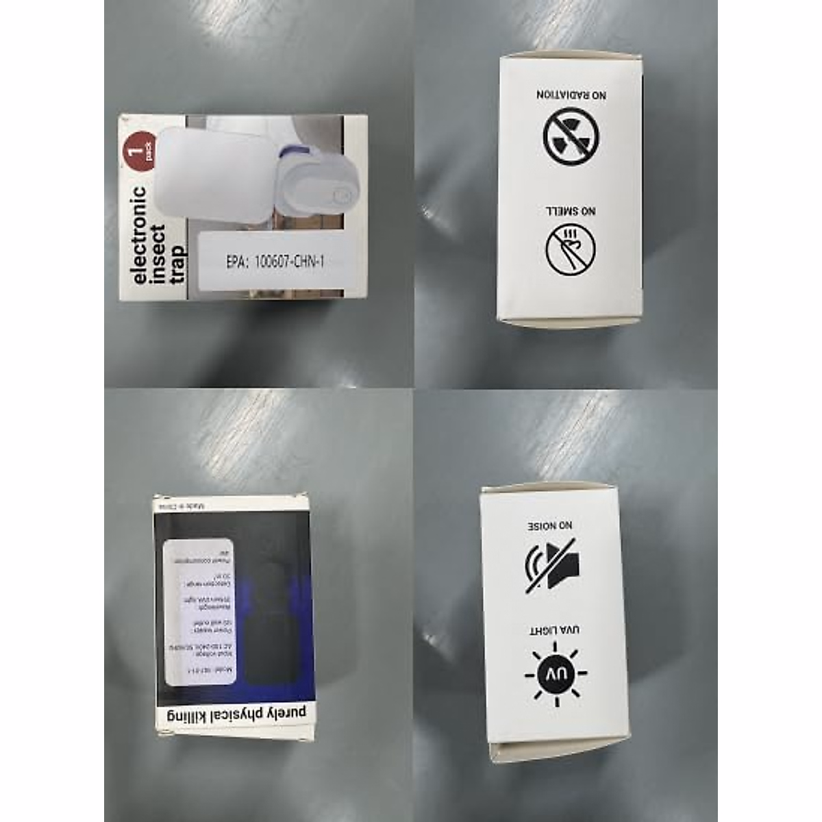 Fly Trap Indoor with 20 Refills,Plug-in Bug Catcher with UV&Blue Light,Gnat Traps for House Indoor Bug Light Trap,Fruit Fly Traps Indoor for Moths,Mosquito,Flying Insect Trap Indoor for Home Office(2)