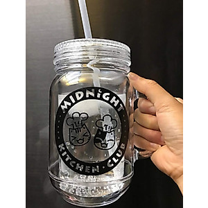 ImpecGear 20 Oz Mason Jar Doubled wall Acrylic Cup with Straw (Clear)