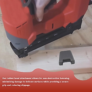 Follde 42-38-0142 Replacement Milwaukee M18 Brad Nailer Rubber Tip, 18ga Brad Nailer No-mar Pad, M18 No-Mar Tip Fits For Milwaukee 2740-20 M18 Fuel 18ga Brad Nailer, 5 Pcs