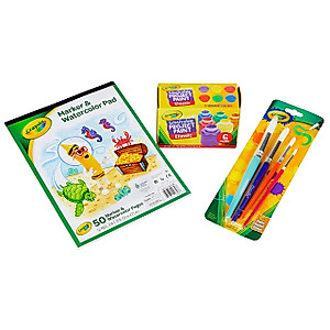 Crayola Kids Paint Set, Washable Kids Paint, Craft Supplies, Gift for Kids, Ages 3, 4, 5, 6, 7 [Amazon Exclusive]