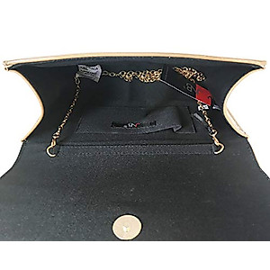 JNB Faux Patent Leather Glossy Candy Clutch, Mint