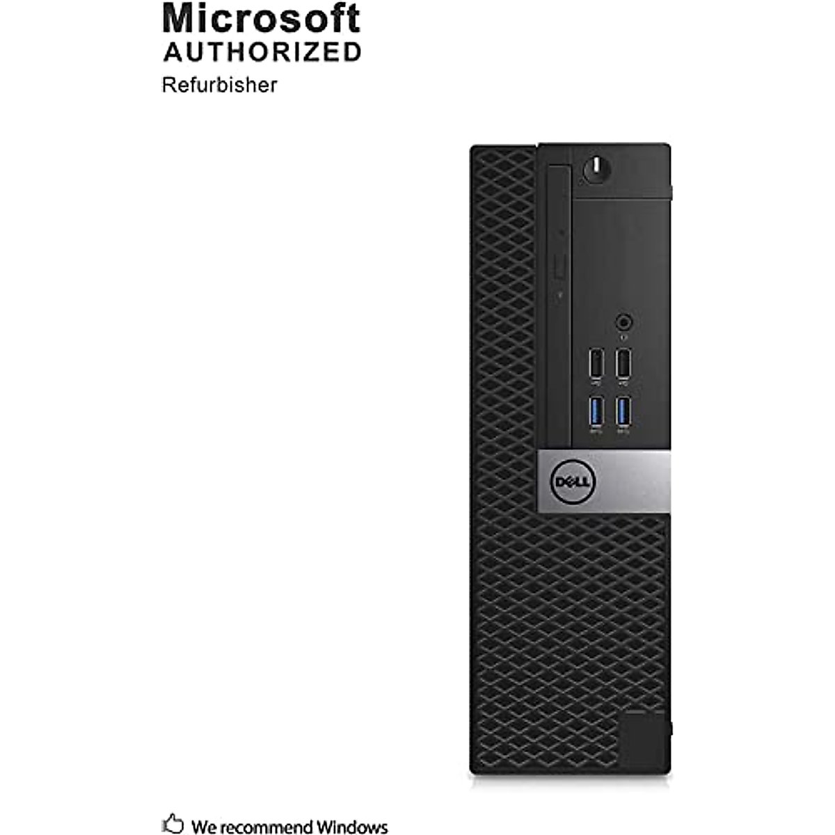 Dell OptiPlex 7040 Small Form Factor PC, Intel Quad Core i7-6700 up to 4.0GHz, 16G DDR4, 512G SSD, Windows 10 Pro 64 Bit-Multi-Language Supports English/Spanish/French (Renewed)
