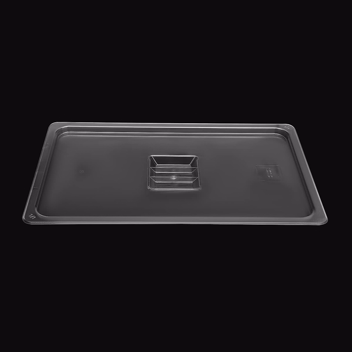 DYNAMI 6 Pack Food Pans with Lids,Full Size 4in Deep Commercial Clear PC Square Food Storage Containers,Heat-Resistant,Freezer-Safe To Store Vegetables,Fruits, Meats, Grains, for Kitchen Restaurant