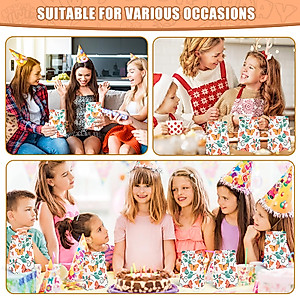 Shindel 24PCS Paper Gift Bags with Stickers, Butterfly Candy Bags Floral Treat Bags Party Favor Goodie Bags for Women Girls Birthday Party Tea Party