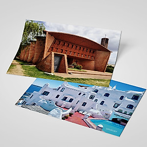 Dear Mapper Uruguay City Landscape Postcards Pack 20pc/Set Postcards From Around The World Greeting Cards for Business World Travel Postcard for Mailing Decor Gift