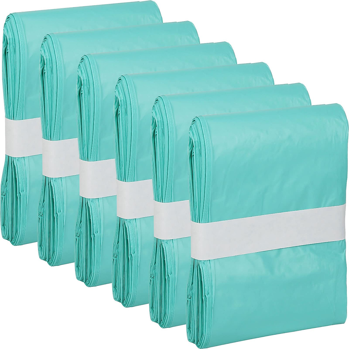 6 Pack Adult Diaper Liner Refills Compatible with Janibell Akord 280 Slim Model Adult Diaper System, Green, Lightly Scented