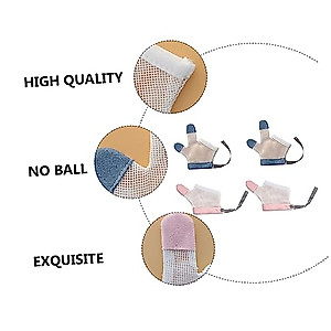 KESYOO 2 Pairs Anti-eating Gloves Babyproofing Kits Baby Tools Nail Biting Gloves Anti Thumb Sucking for Infant Stop Nail Biting Nylon Anti-eating Hand Gloves Teething Mitten