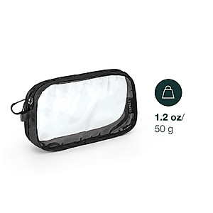 Osprey Ultralight Clear Liquids Pouch for Travel, Black