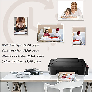 PPTT Compatible Ink Cartridge Replace 651a for HP Laserjet Enterprise 700 Color MFP M775dn M775f M775z M775z+ Printer,Work Efficiently Black Yellow Cyan Magenta Combination