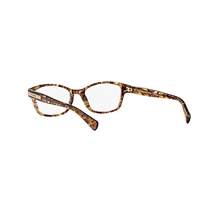 Coach HC6065 Prescription Eyewear Frames, Light Brown Confetti Tortoise/Demo Lens, 51 mm