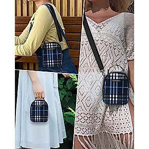 Small Crossbody Bag for Women Amazon Cell Phone Purse Designers Shoulder Bag Stylish Ladies Messenger Bags Purse and Handbags Wallet Compatible With iPhone Samsung Google (Blue)