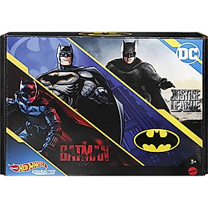 Hot Wheels Batman Character Cars 6-Pack, Set of 6 Toy Cars in 1:64 Scale Inspired by Various Batman Characters