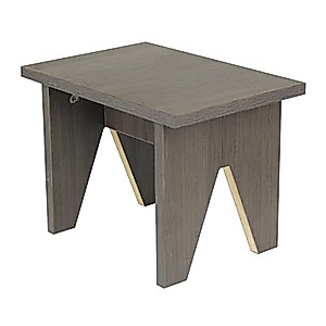 VALIANTOIN Wooden Step Stool for Kids and Adult 400 to 500lbs Capacity Garden Kitchen Washroom High Beds Footstool with Non Slip Pads