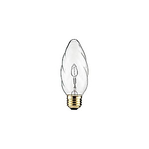 Philips LED 60-Watt Equivalent F15 Halogen Post Light Bulb, 4-Pack, White