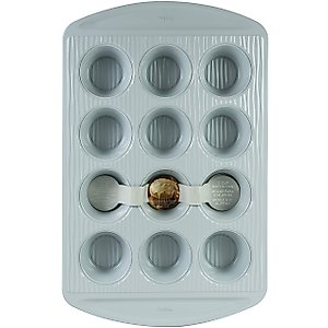 Wilton Texturra Performance Non-Stick Muffin Pan-Blue 12 Cavity