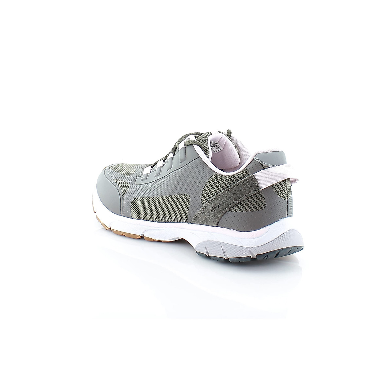 Vionic Women's Drift Edin Active Sneakers- Supportive Walking Shoes That Include Three-Zone Comfort with Orthotic Insole Arch Support, Medium and Wide Fit Stone 8 Medium US